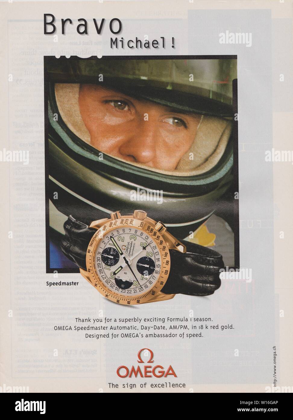 Vintage publicité omega Banque de photographies et d’images à haute ...