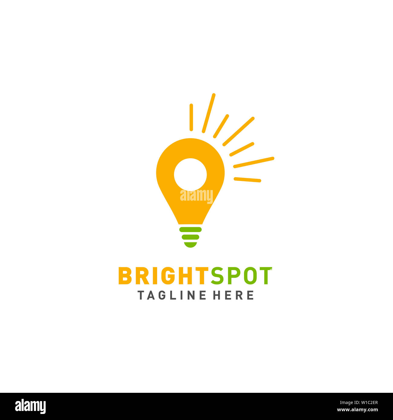 Light bulb draw icon energy Banque d'image et photos - Alamy