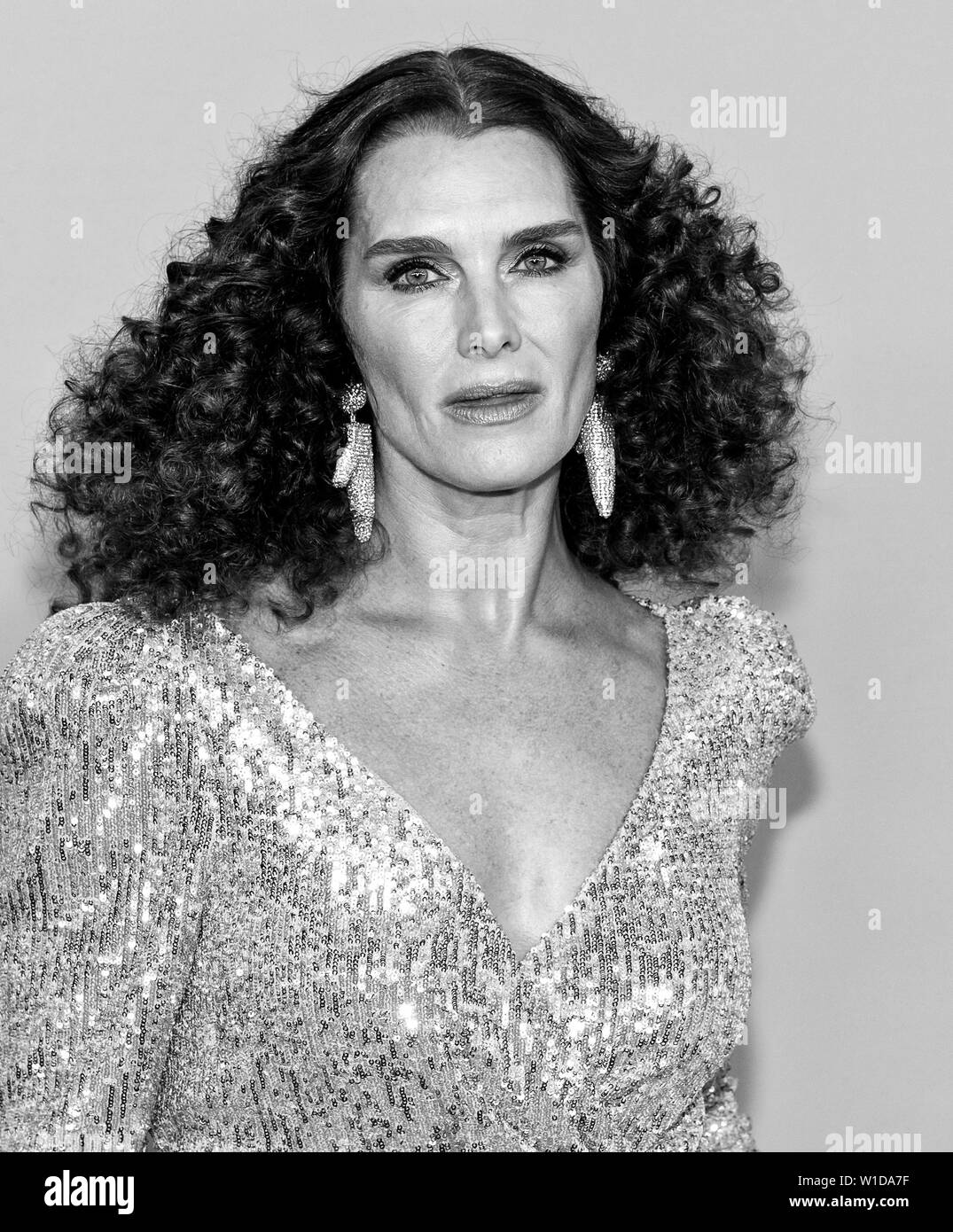 Brooke shields model Banque d'images noir et blanc - Alamy