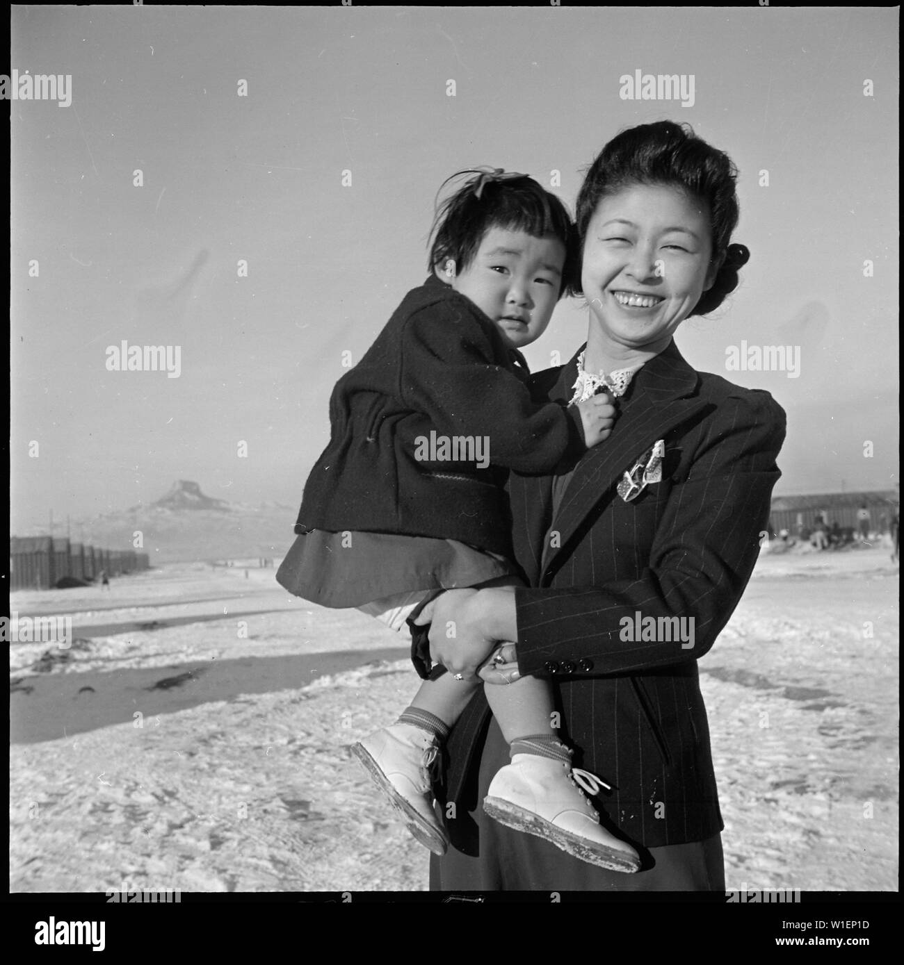 Wyoming alice chira et sa fille sachi Banque de photographies et d ...