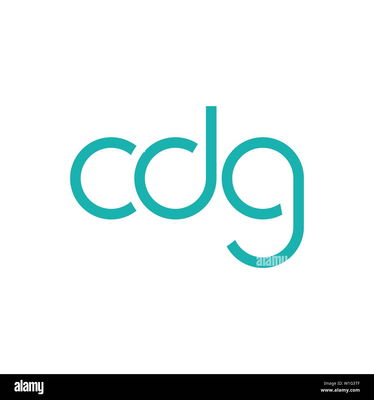 Lettre du logo et de la marque CDG.vector graphic design. Utile comme ...