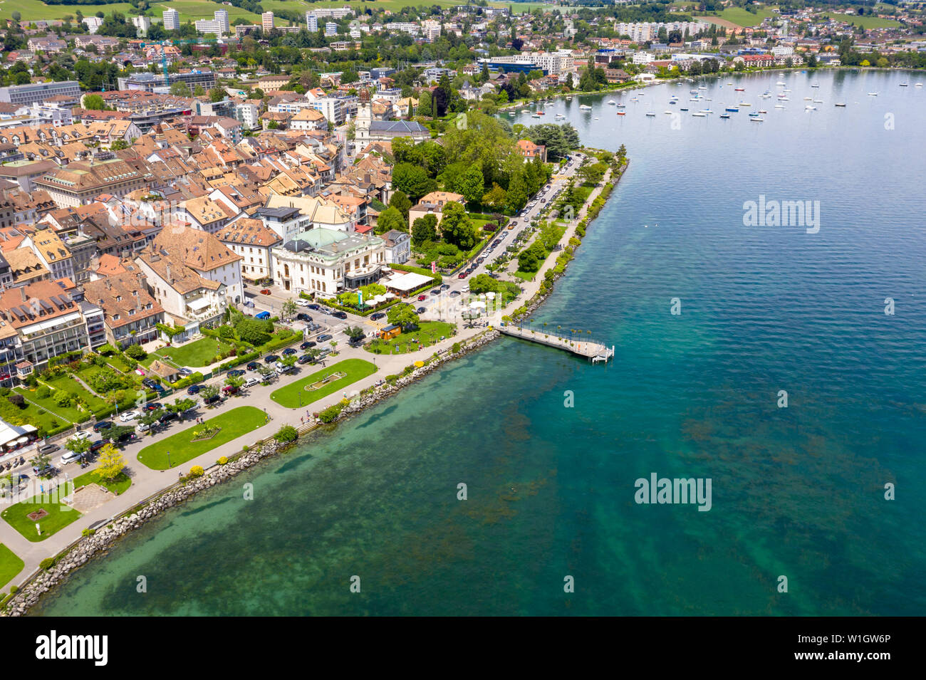 Morges castle Banque de photographies et d’images à haute résolution ...