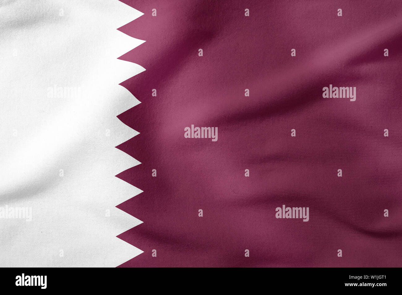 Drapeau national du qatar Banque de photographies et d’images à haute ...