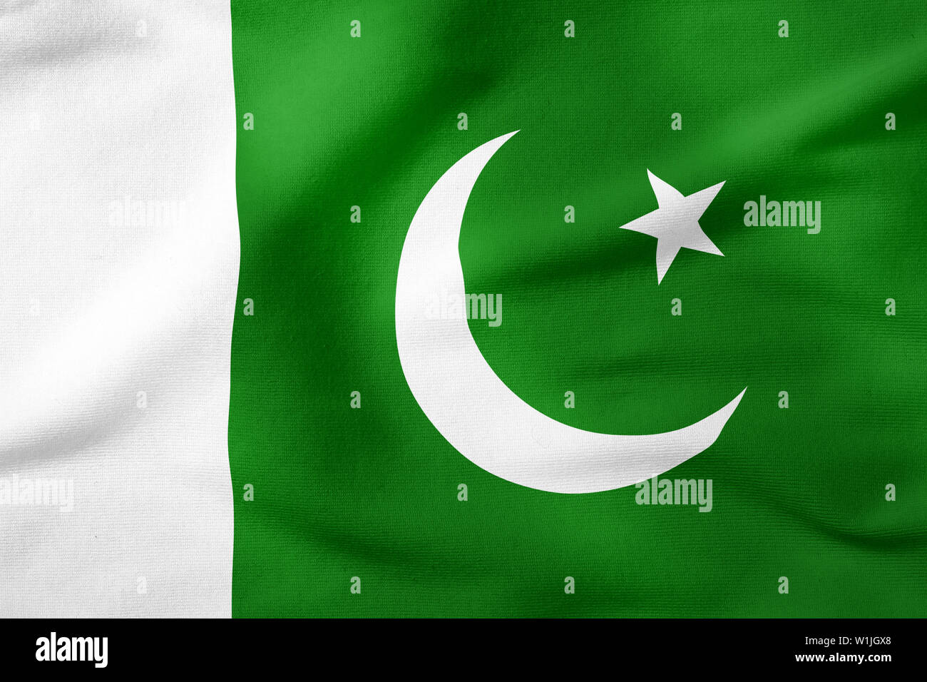 Drapeau national du Pakistan - Forme rectangulaire symbole patriotique ...
