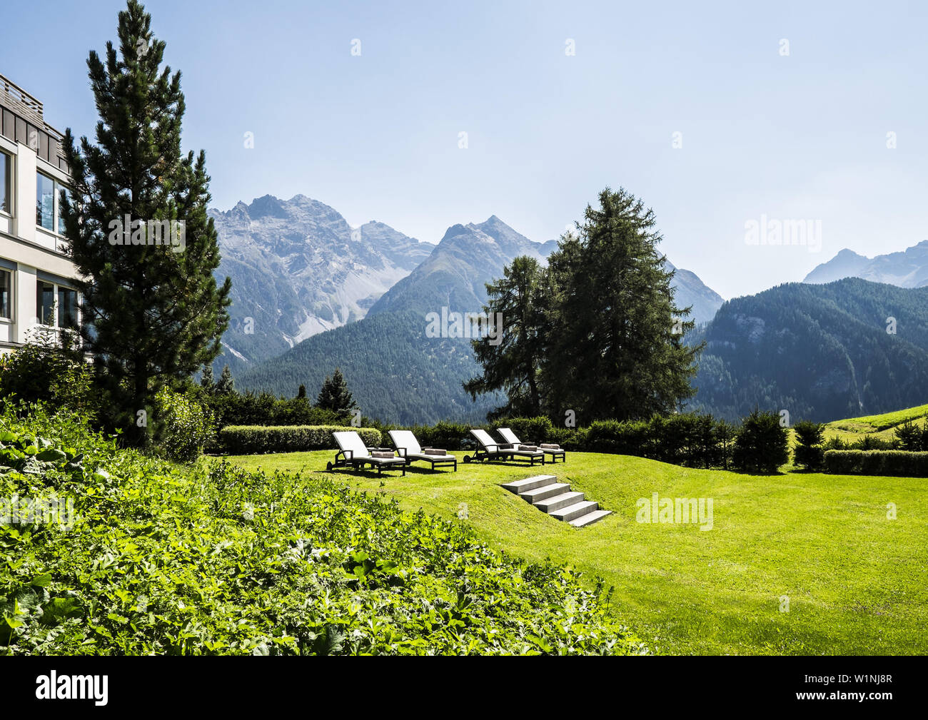Ftan vue de ftan suisse grisons Banque de photographies et d’images à ...