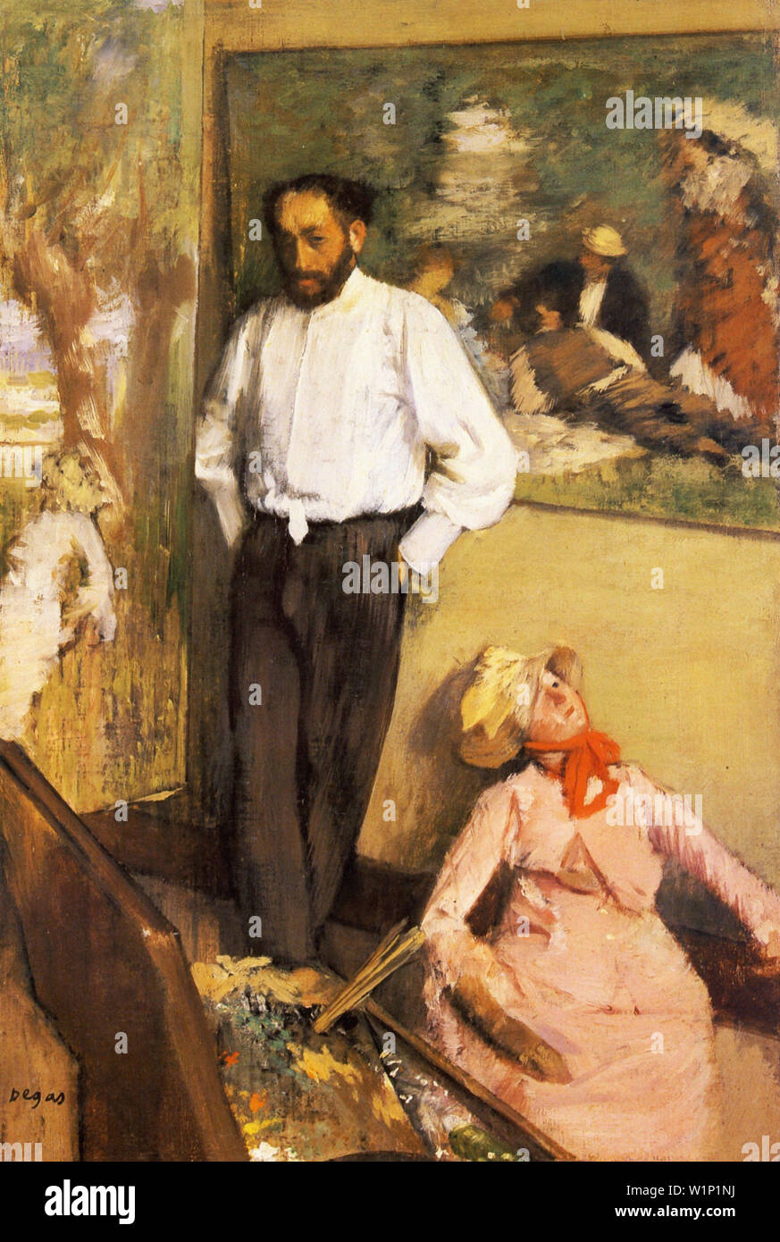 Edgar degas portrait of henri Banque de photographies et d’images à ...