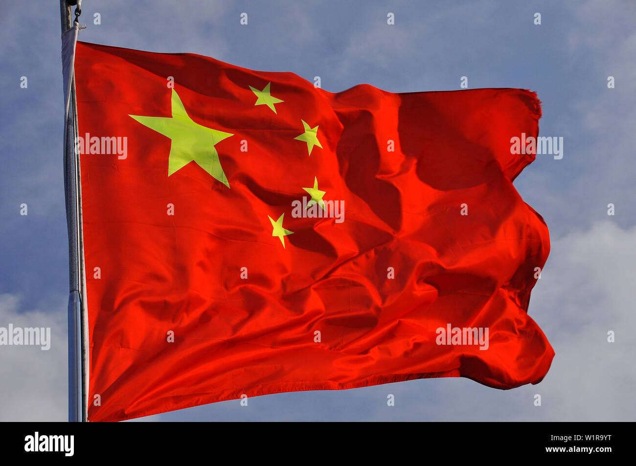 Drapeau chinois Banque de photographies et d’images à haute résolution ...