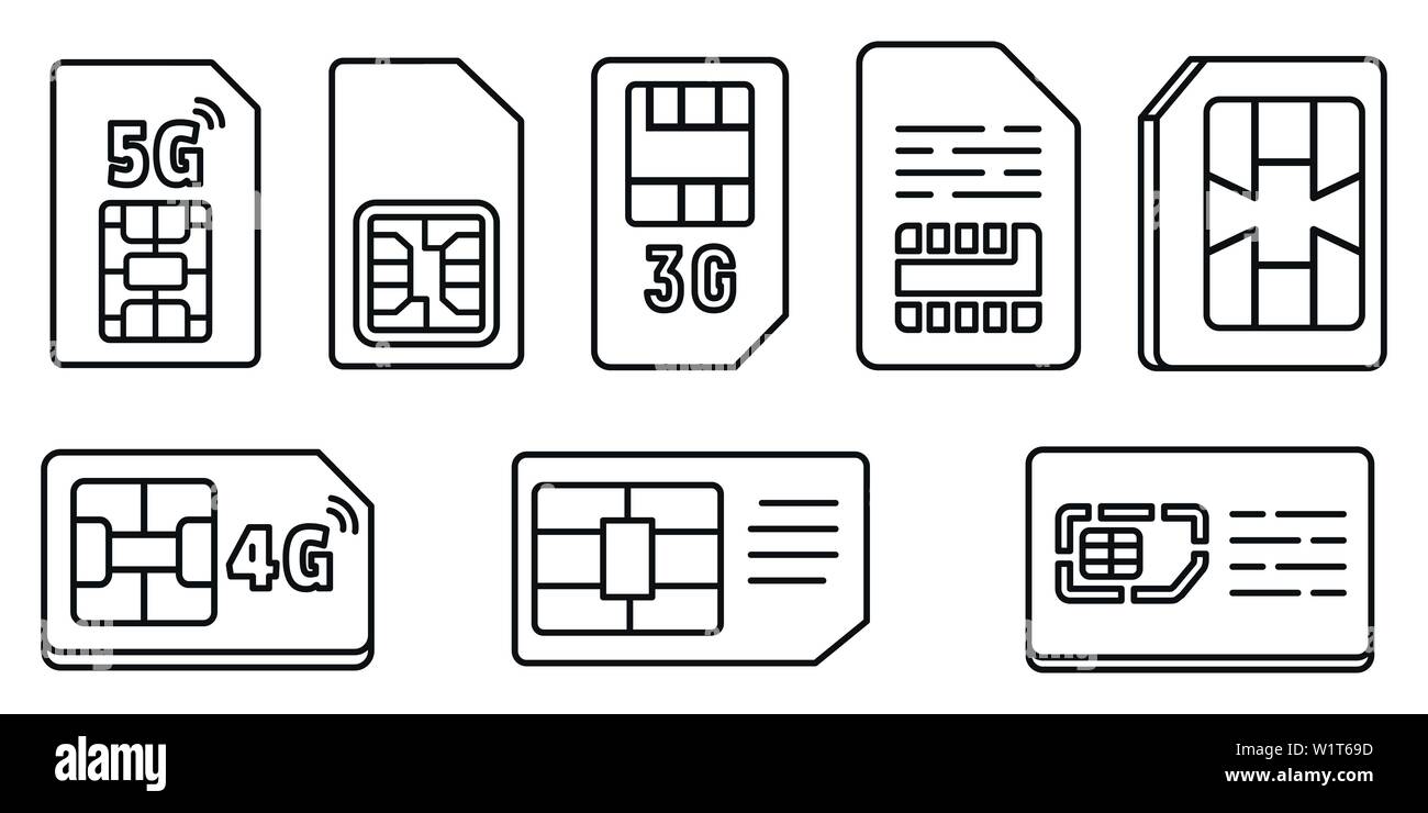 Carte sim cassée Banque d'images détourées - Alamy