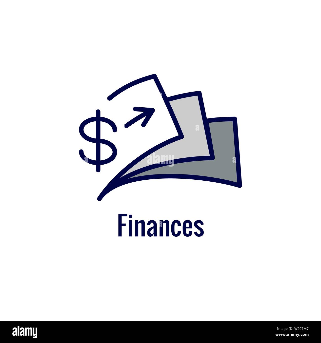 Icône de comptabilité Banque d'images vectorielles - Alamy