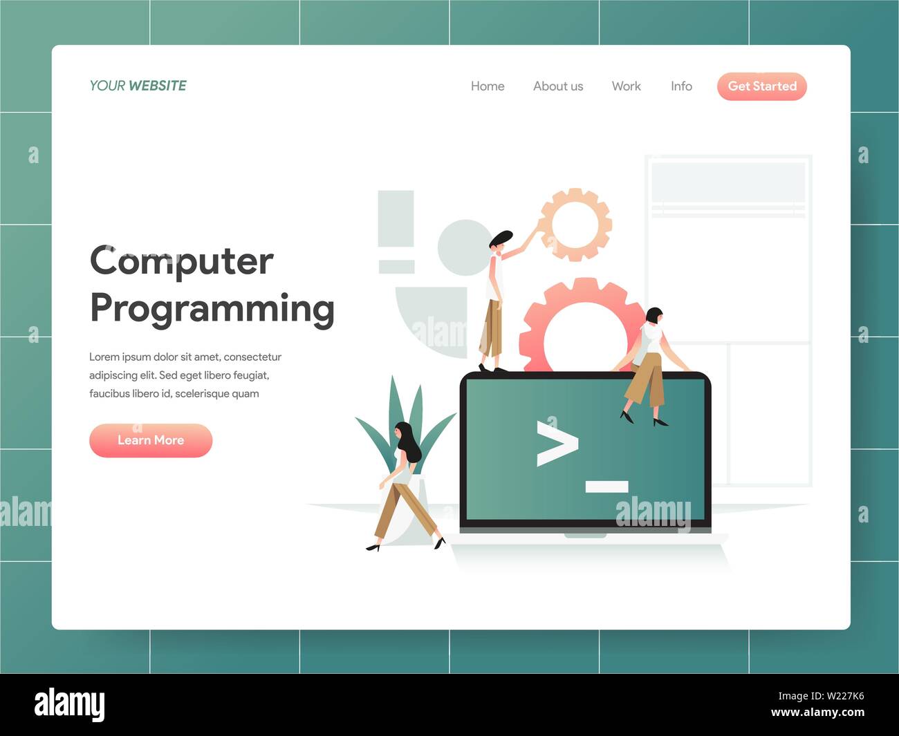 Programming illustration Banque de photographies et d’images à haute ...