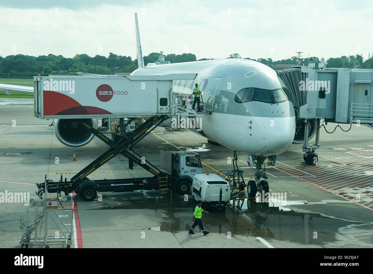 Airbus a350 1000 au sol Banque de photographies et d’images à haute ...