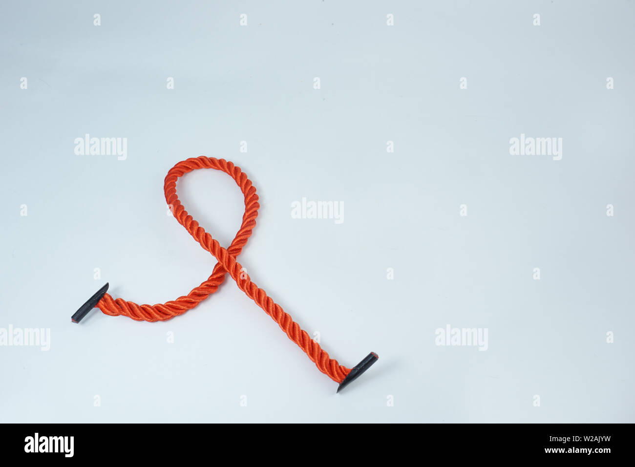 Corde rouge Banque de photographies et d’images à haute résolution - Alamy