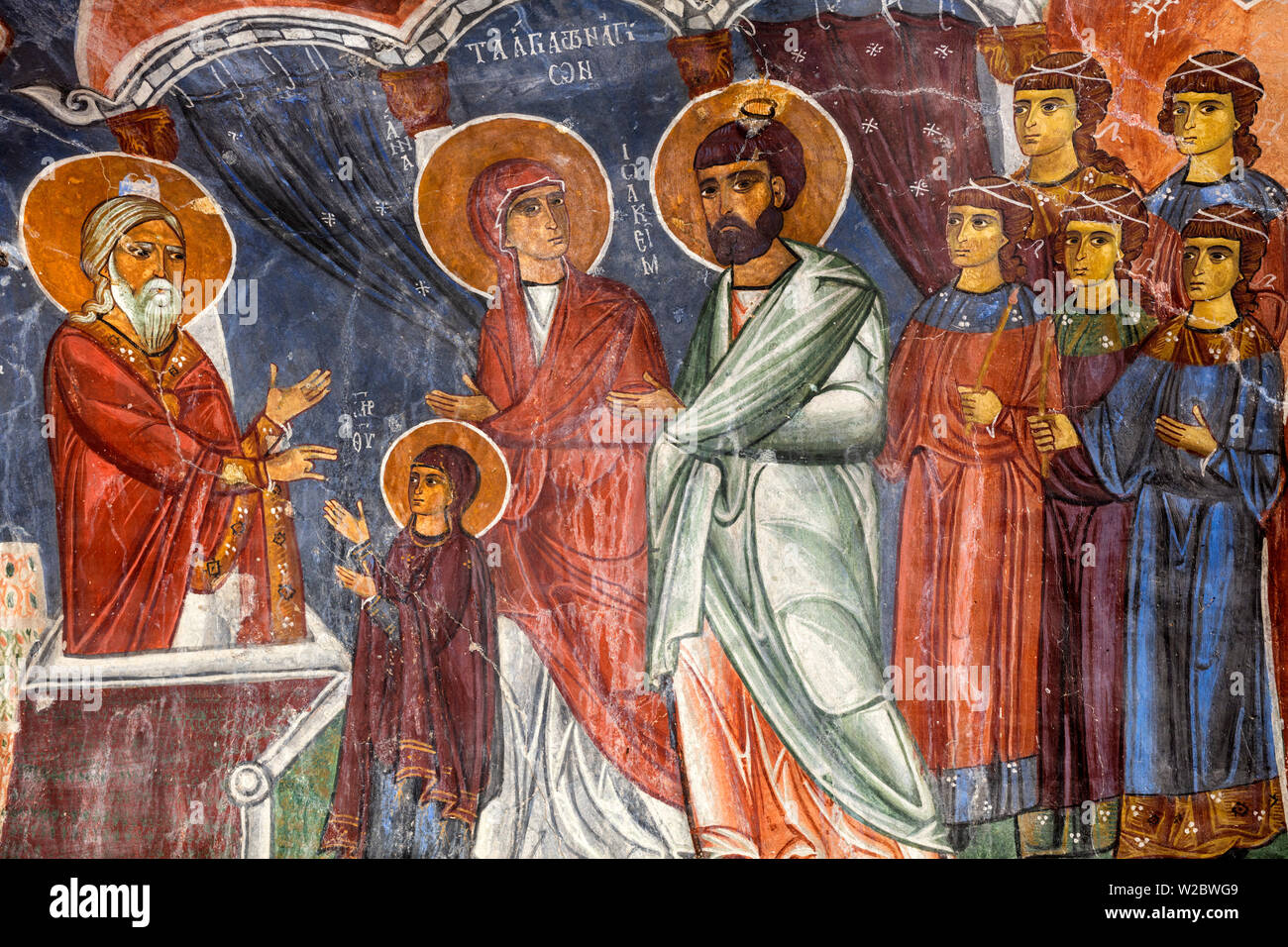 Byzantine fresco kakopetria Banque de photographies et d’images à haute ...