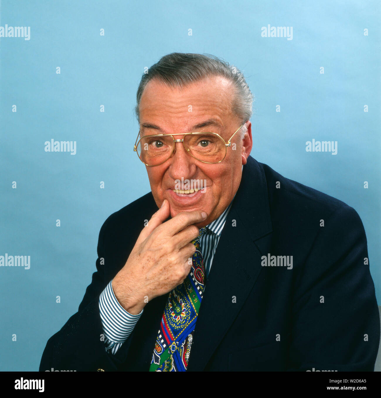 Des deutschen und Showmasters Porträtaufnahme Schauspielers Heinz ...