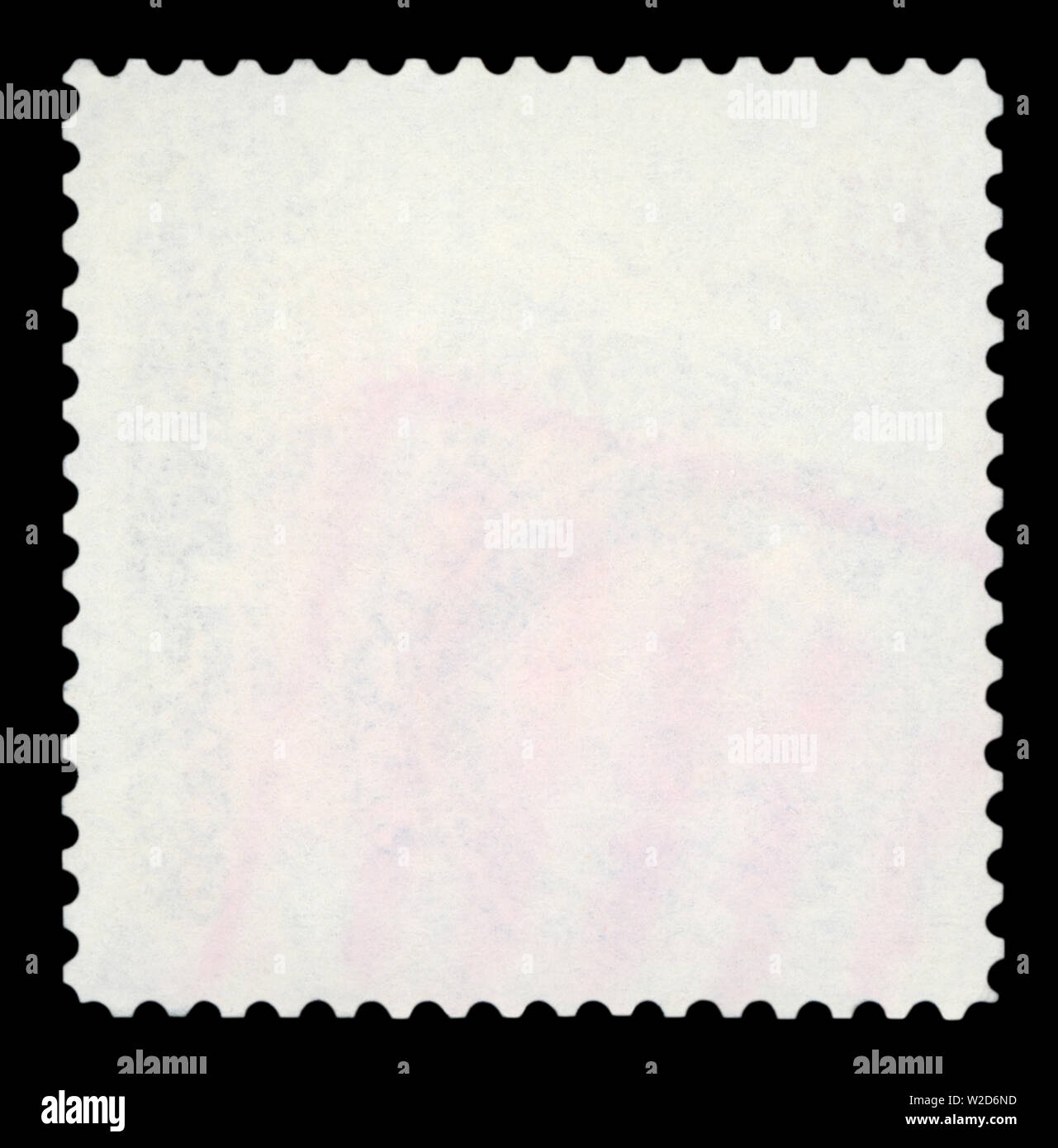 Timbre vierge - Isolé sur fond noir Photo Stock - Alamy