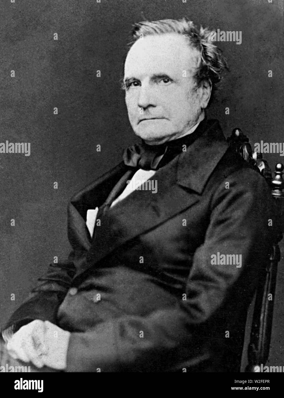 Charles Babbage Banque d'images noir et blanc - Alamy