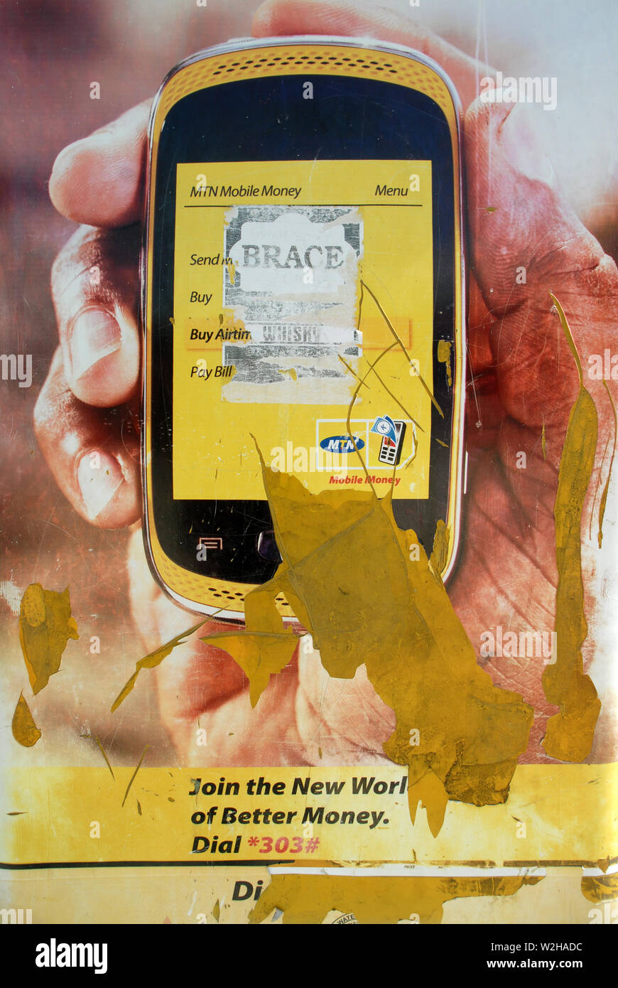 Publicité mtn mobile money Banque de photographies et d’images à haute ...