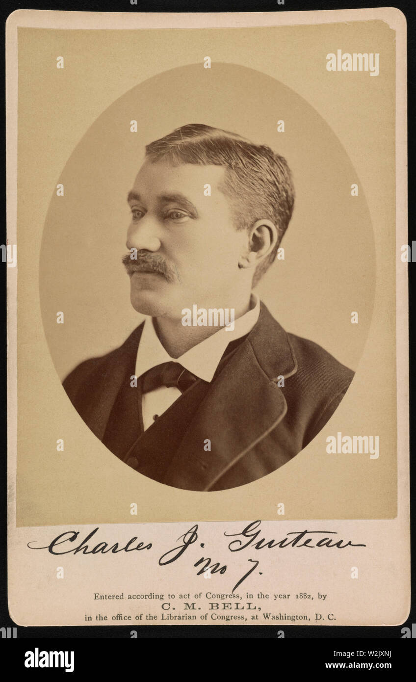 Assassin du président james garfield Banque de photographies et d ...