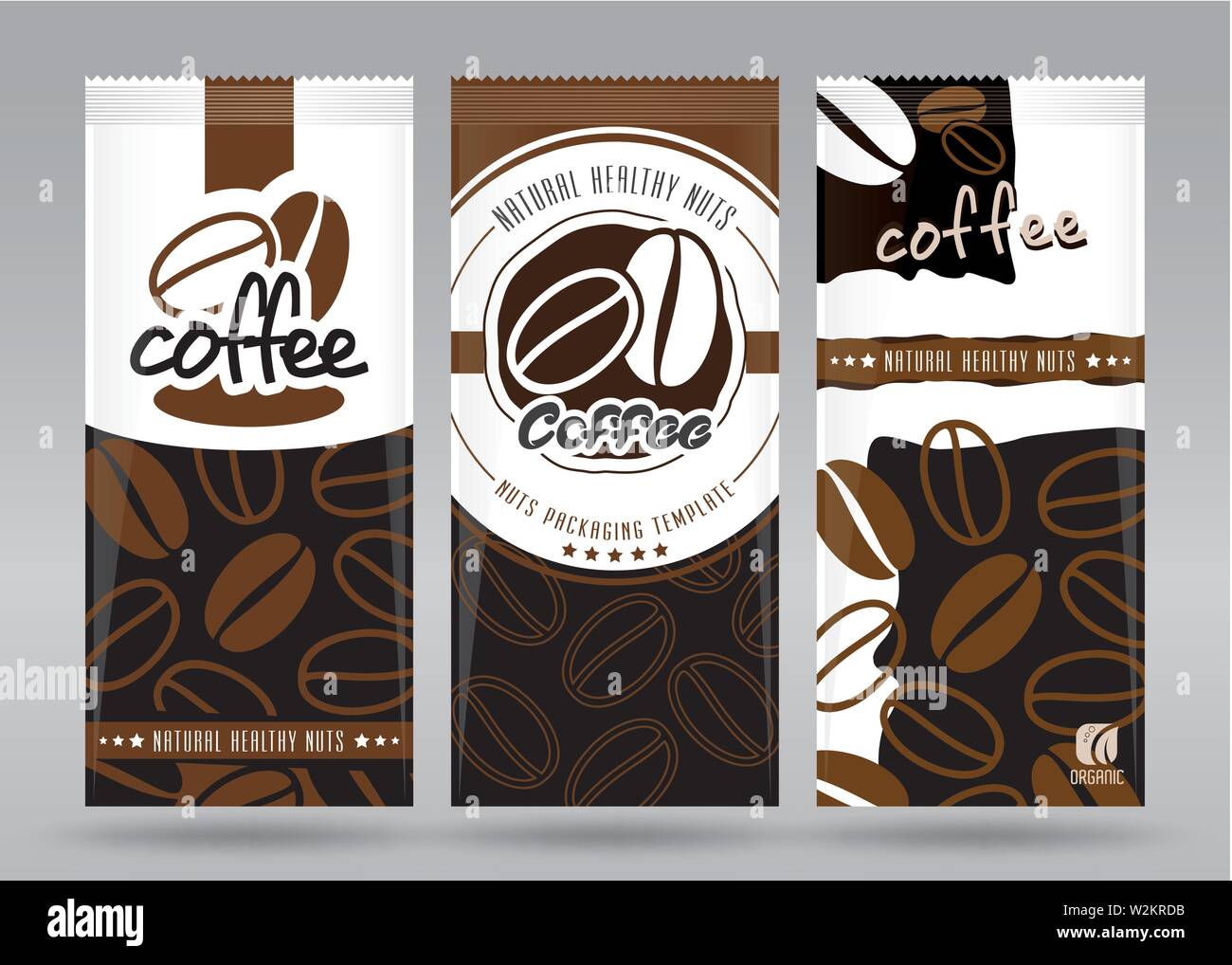 Coffee packaging Banque d'images vectorielles - Alamy