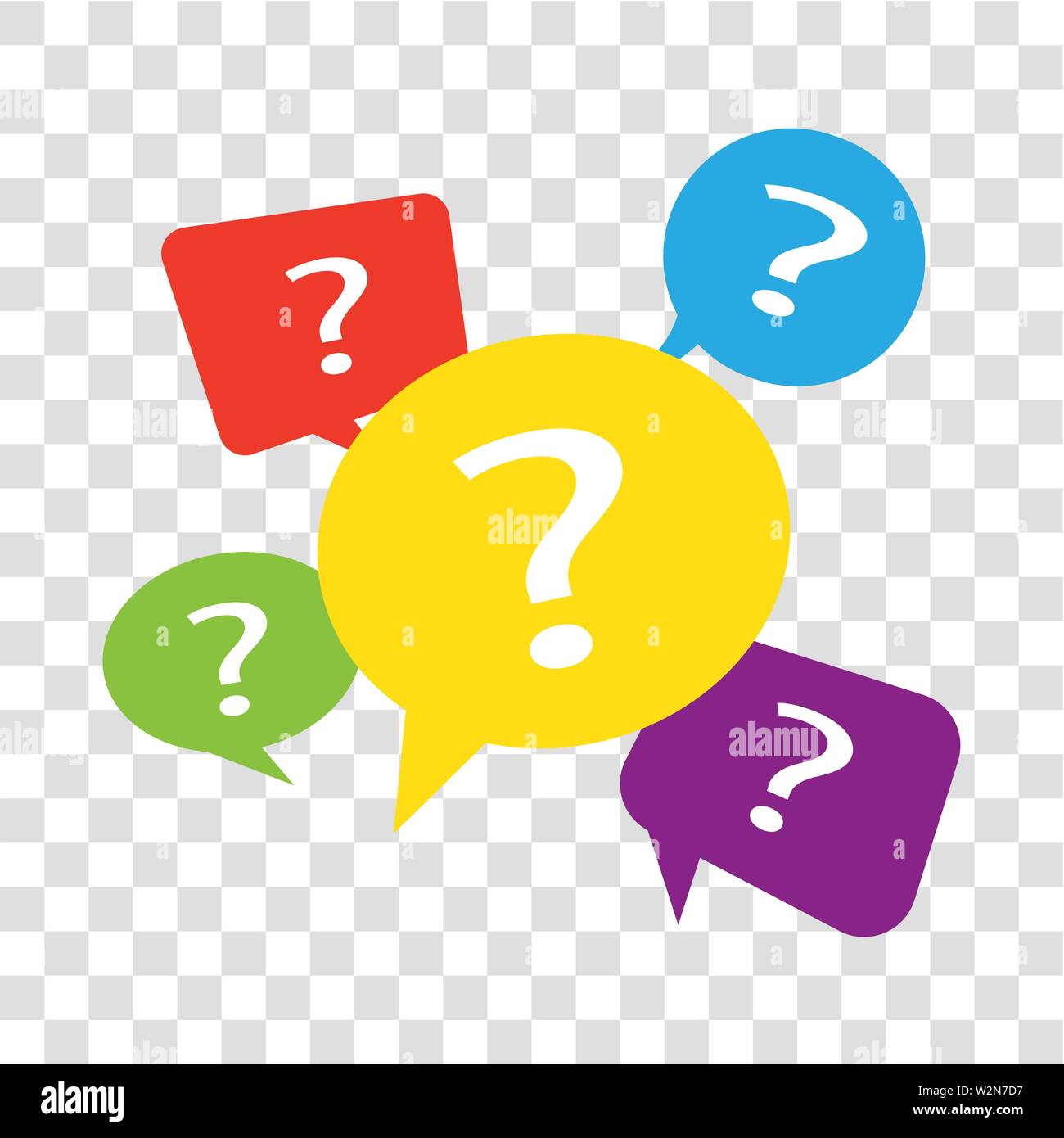 Point d'interrogation sur l'icône pictogramme signe. Vector EPS10 Image ...