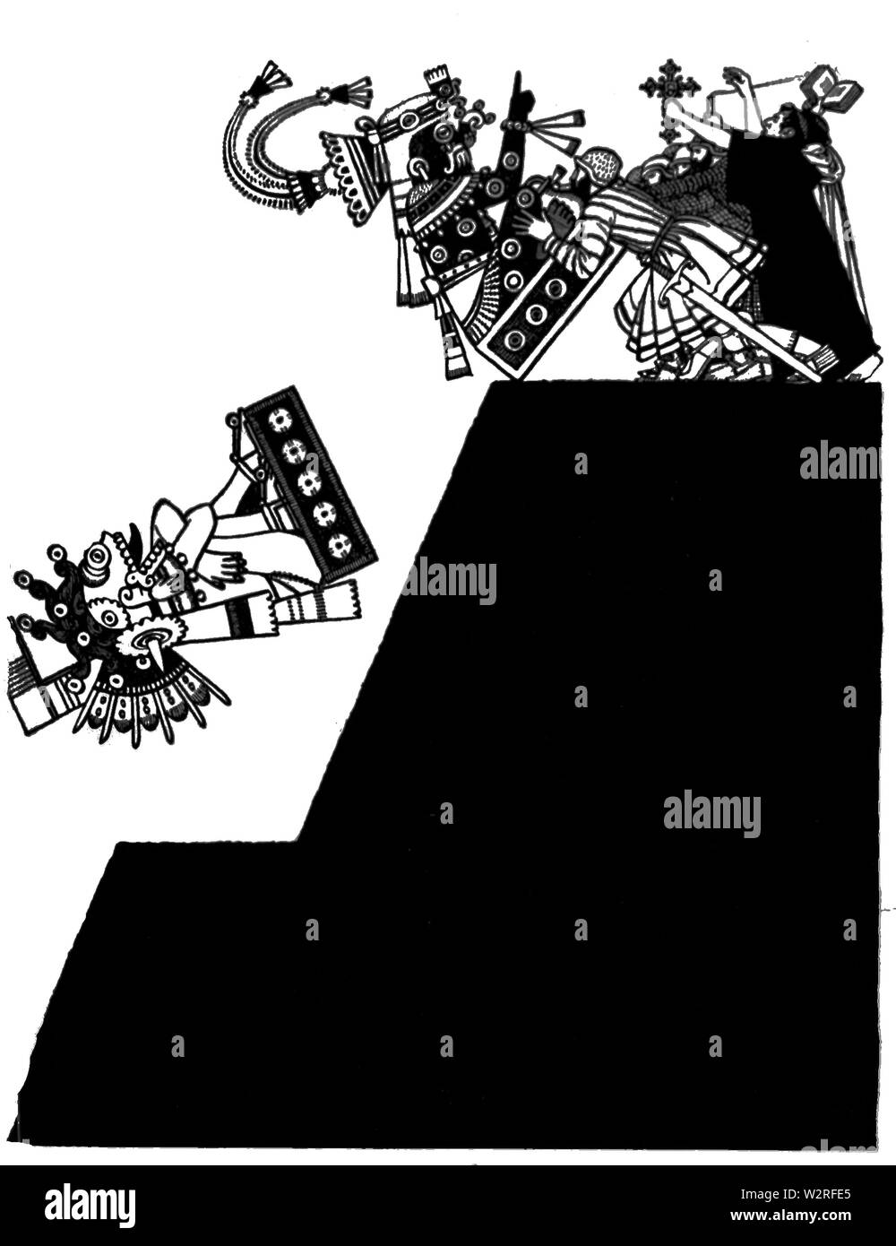 Destruction des idoles Banque d'images noir et blanc - Alamy