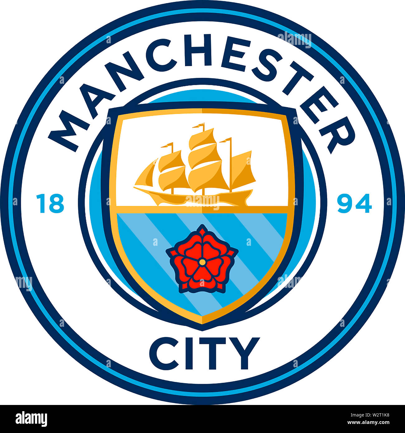 Logo de l'équipe de football anglais Manchester City - United Kingdom ...