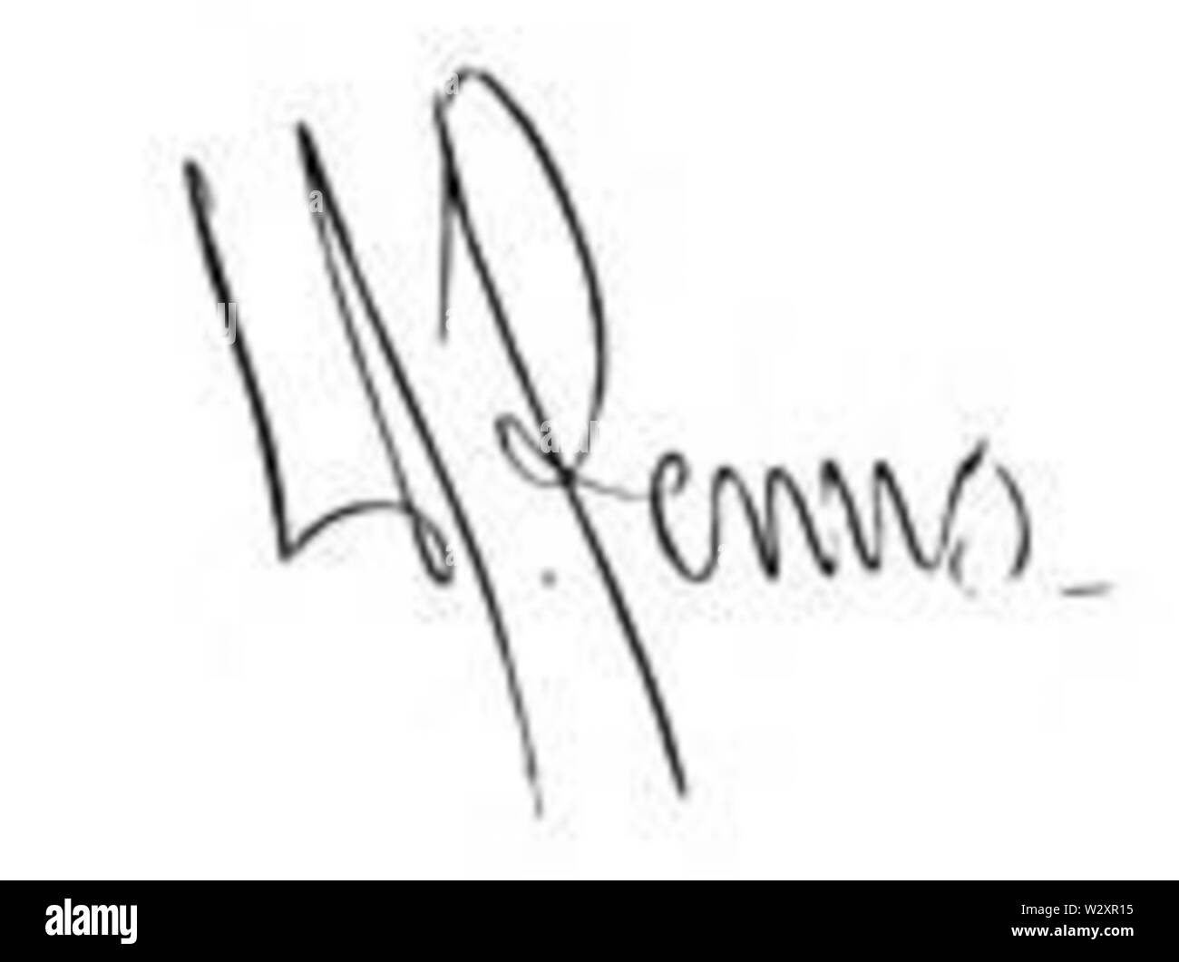 Signature j Banque de photographies et d’images à haute résolution - Alamy