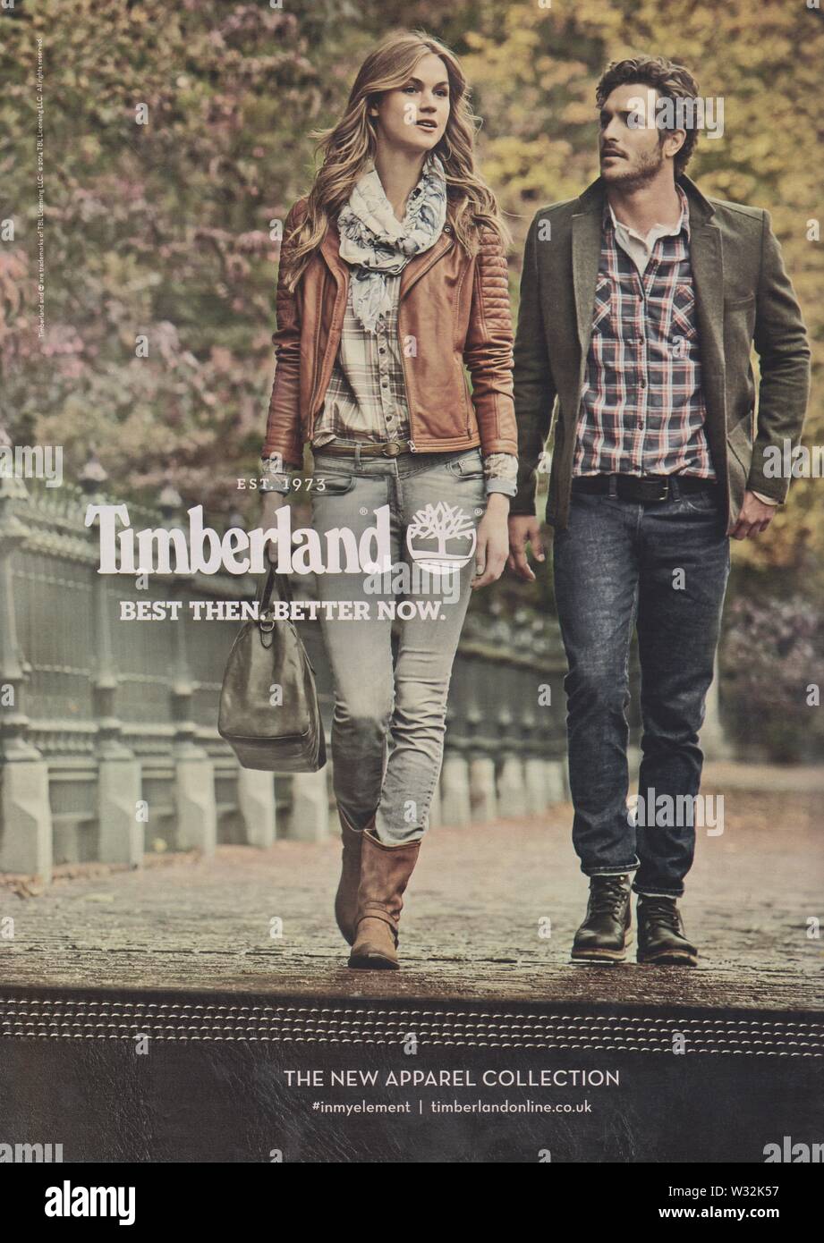 Timberland affiche Banque de photographies et d’images à haute ...