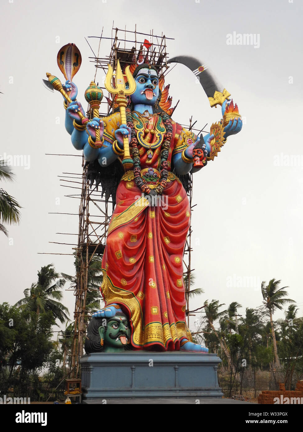 Kali Goddess Statue Banque d'image et photos - Alamy