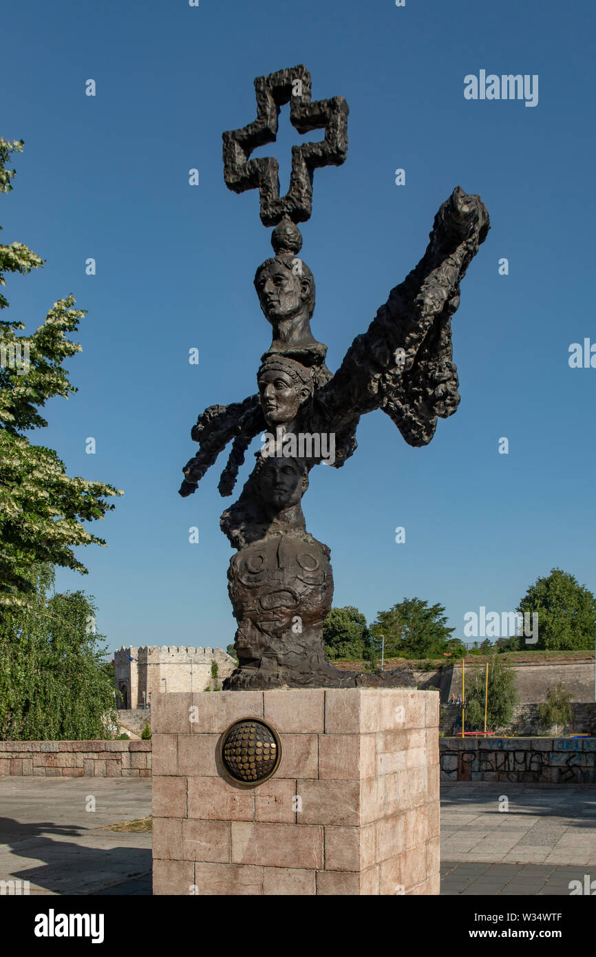 Monument à Constantin le Grand, Nis, Serbie Photo Stock - Alamy
