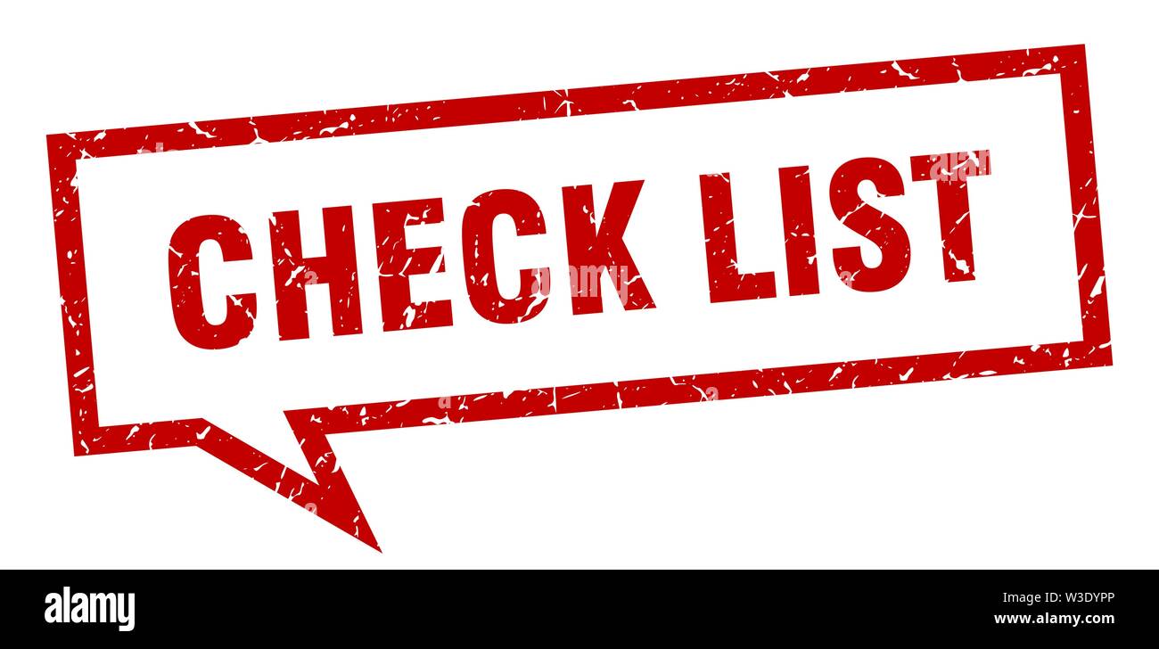 Check list sign. check list square bulle liste de vérification Image ...