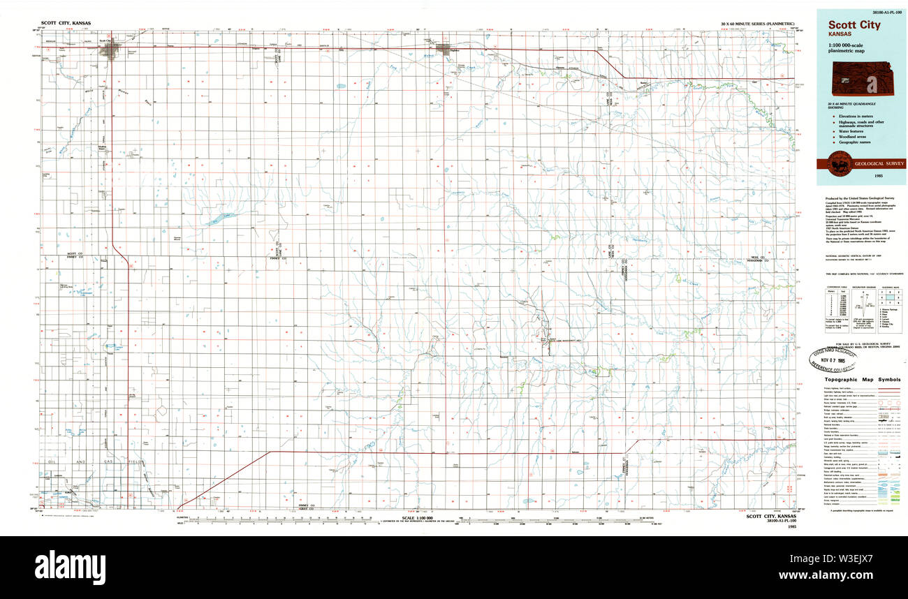 Plan de la ville de scott Banque de photographies et d’images à haute ...