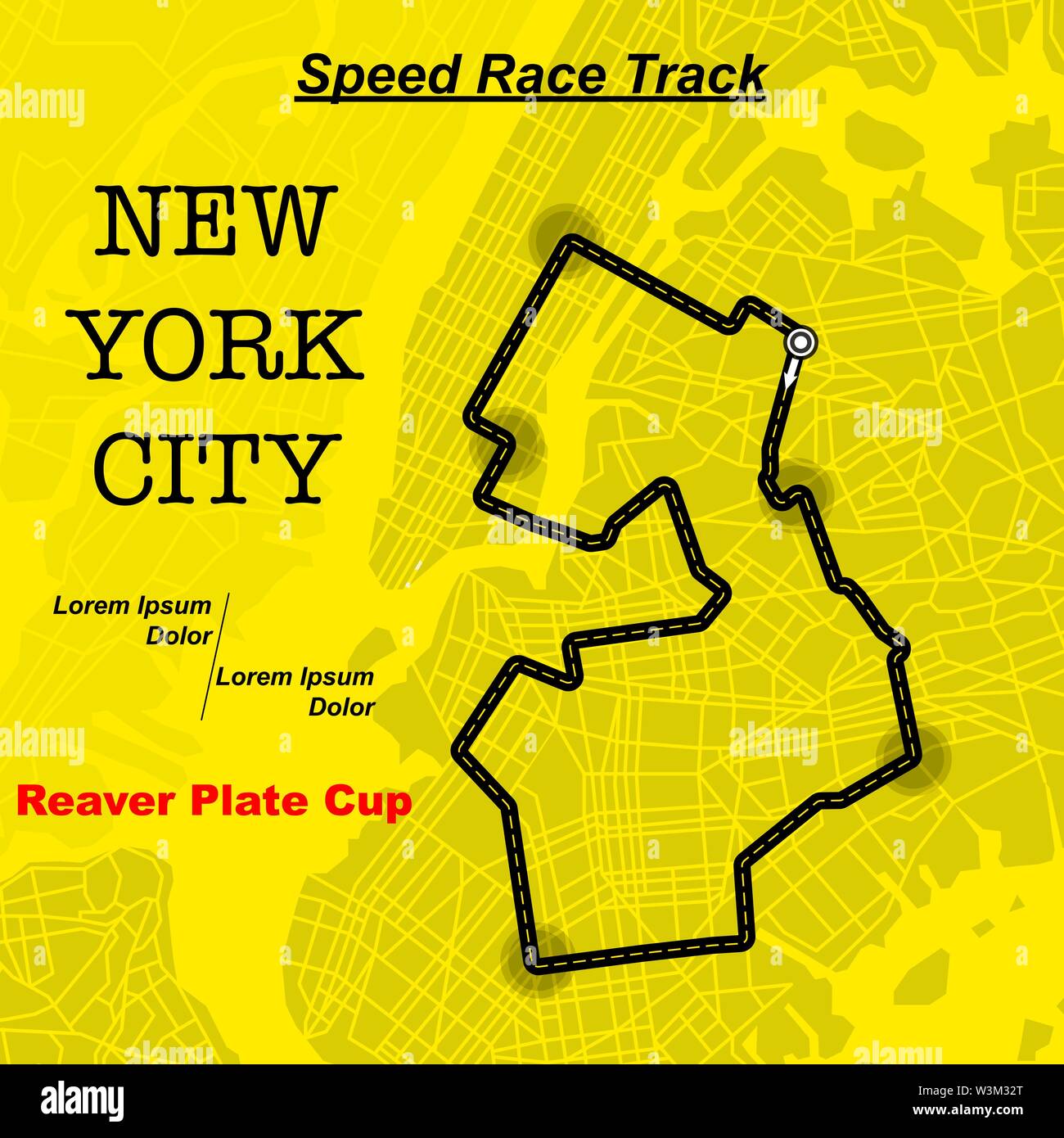 Piste des sud Banque d'images vectorielles - Alamy