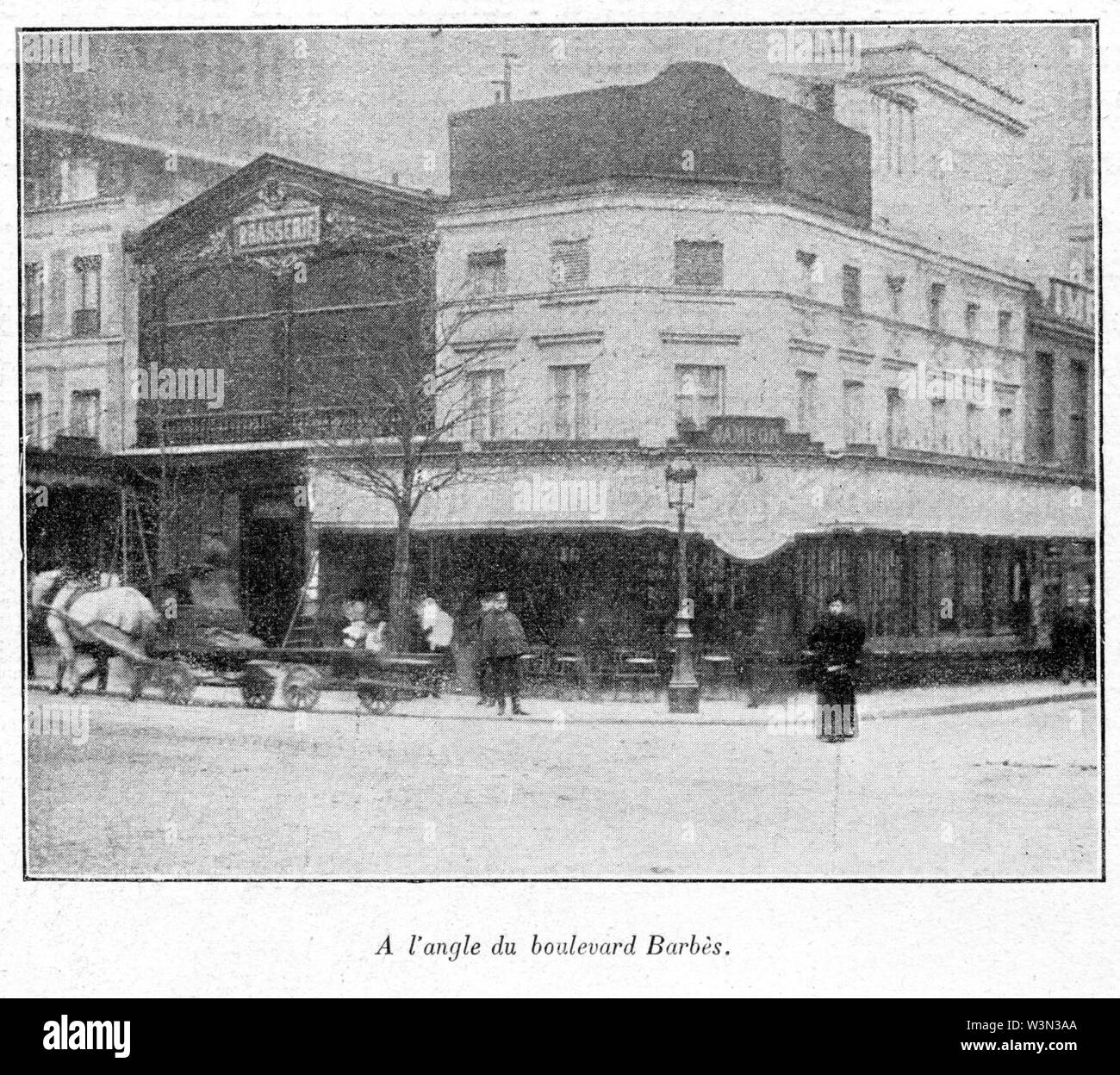 Clément Maurice Paris en plein air, BUC, 1897,158 A l'angle du ...