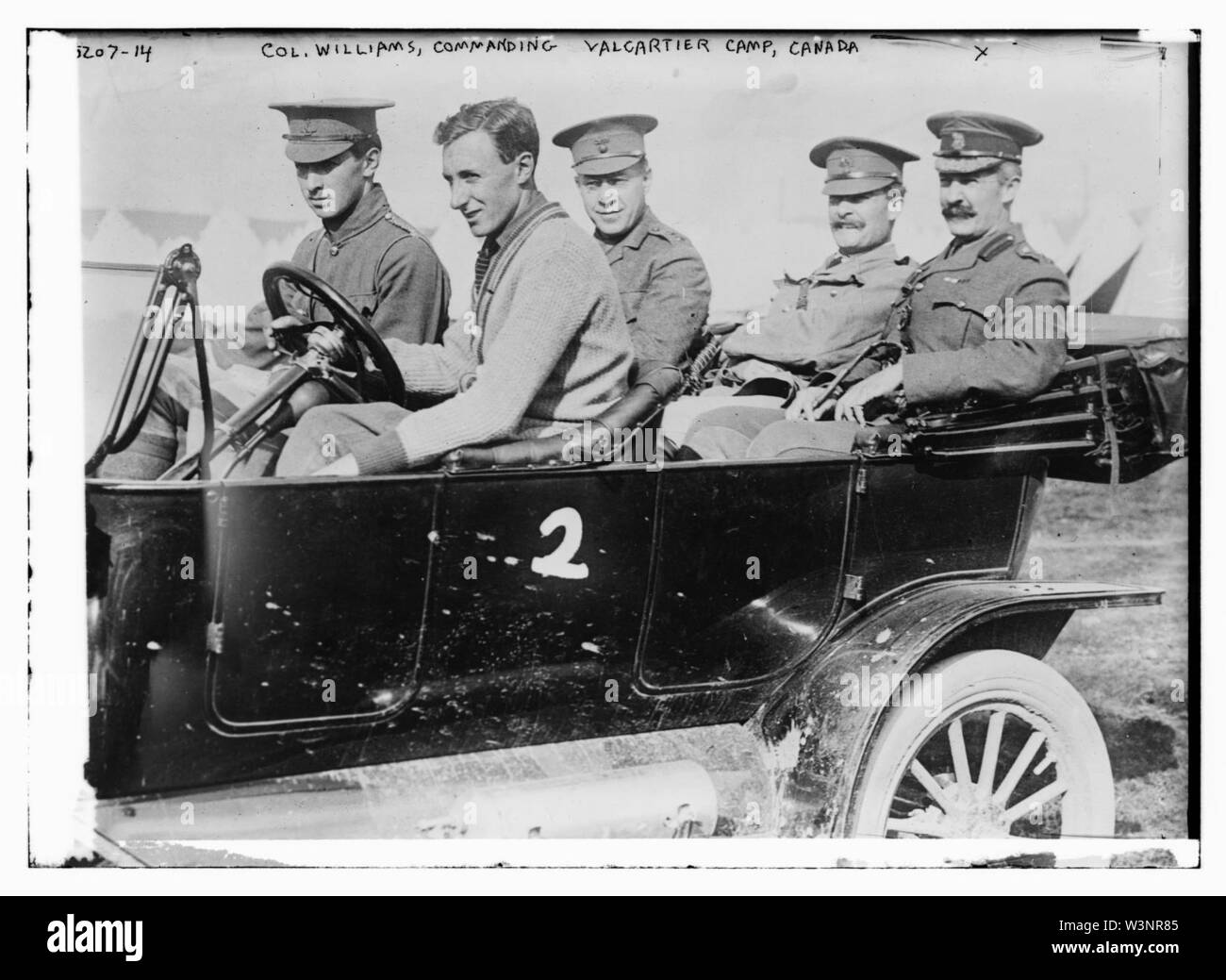 Le colonel Williams, commandant du camp de Valcartier, Canada Photo ...