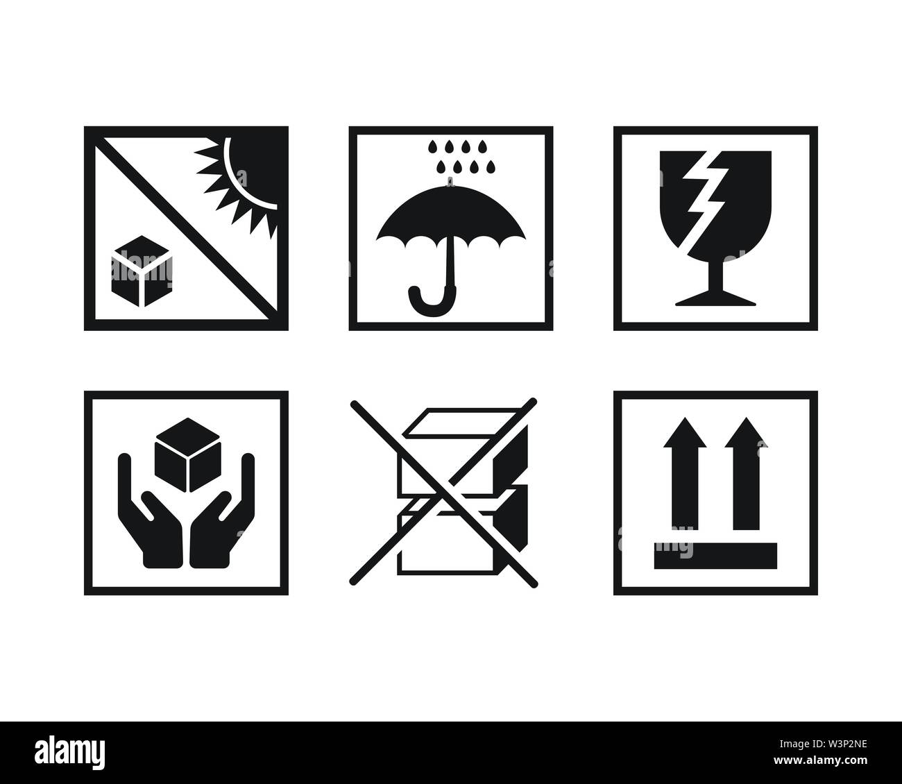 Symbole emballage Banque de photographies et d’images à haute ...
