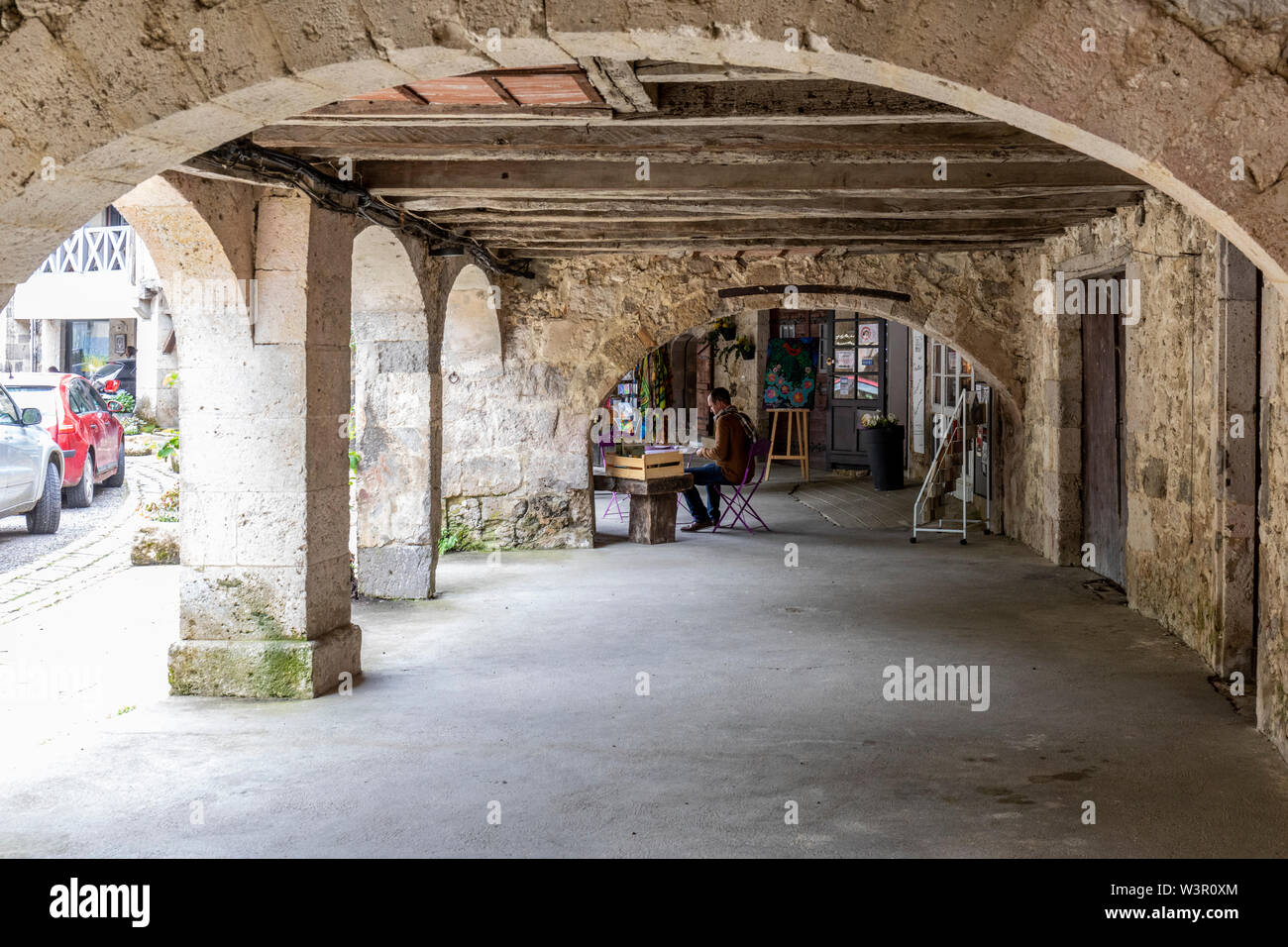 Village bastide medieval Banque de photographies et d’images à haute ...