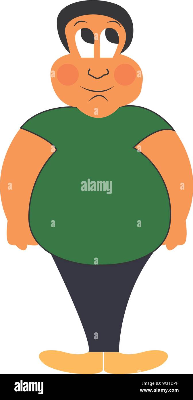 Grosses joues Banque d'images vectorielles - Alamy