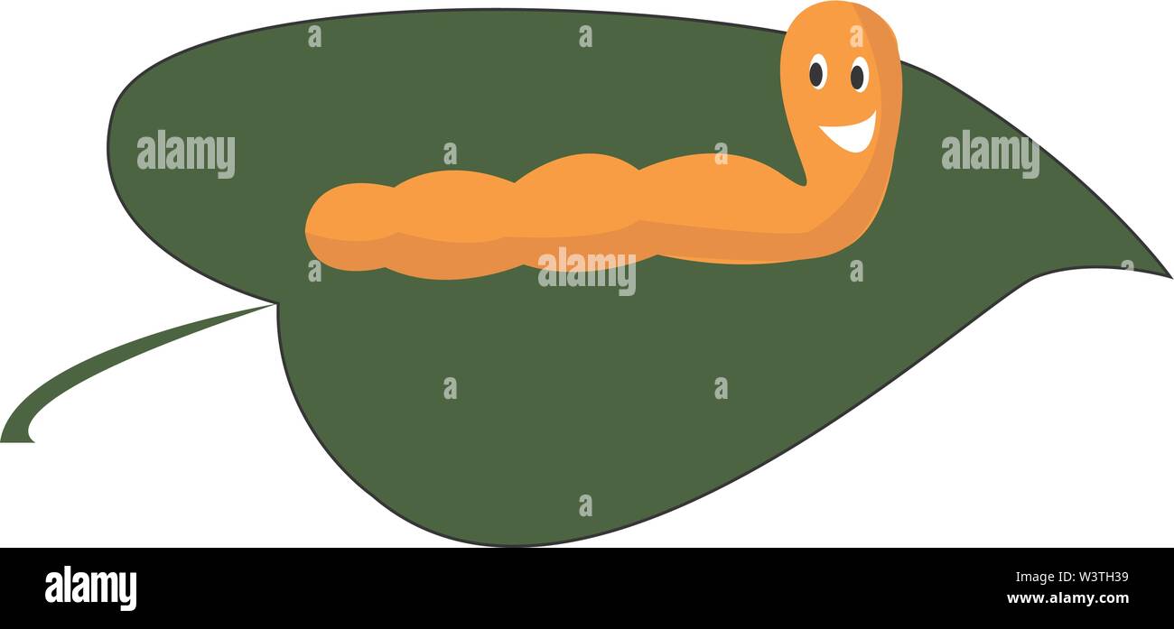 Vers de terre dessin Banque d'images vectorielles - Alamy