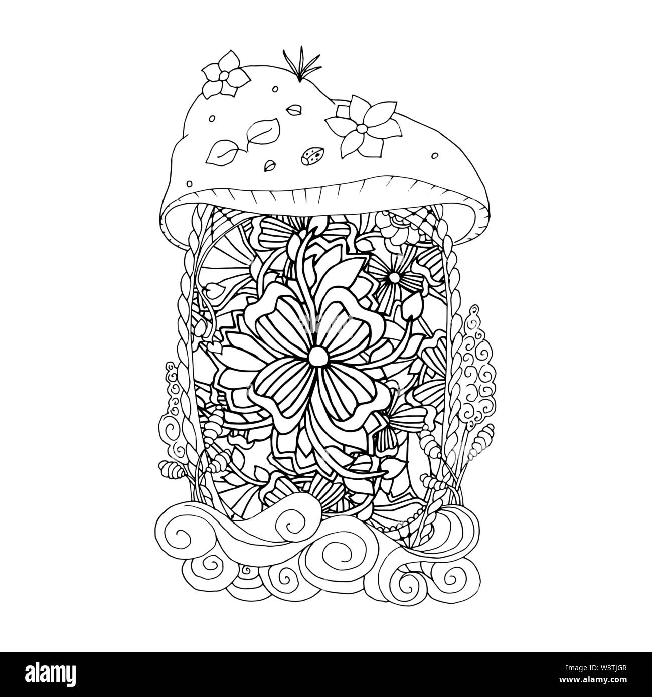 Mur de maison a colorier Banque d'images vectorielles - Alamy