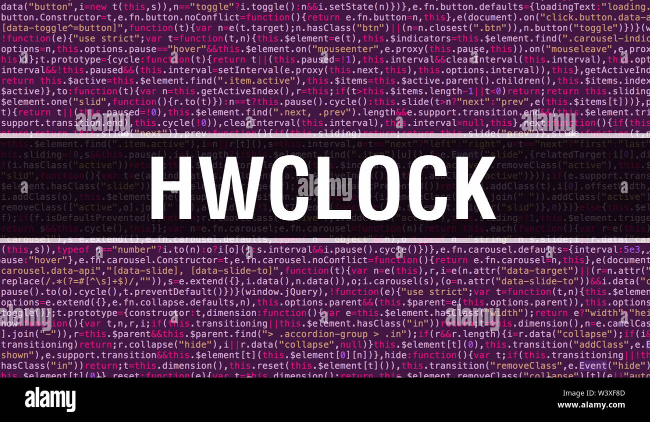 Texte Hwclock écrit sur les codes de programmation résumé technologie historique de concepteur ...