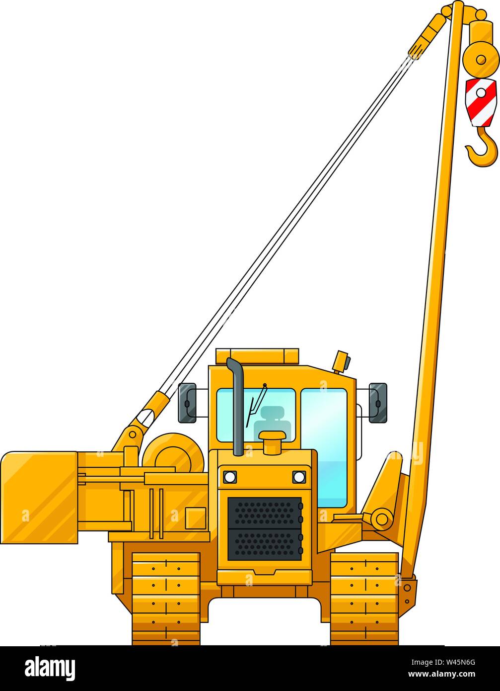 Grue de construction dessin Banque de photographies et d’images à haute ...
