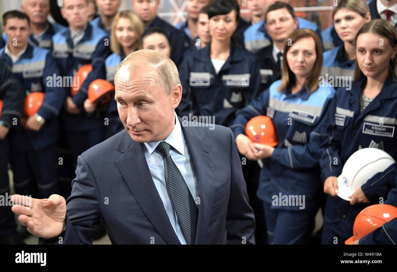 Magnitogorsk iron and steel works Banque de photographies et d’images à ...