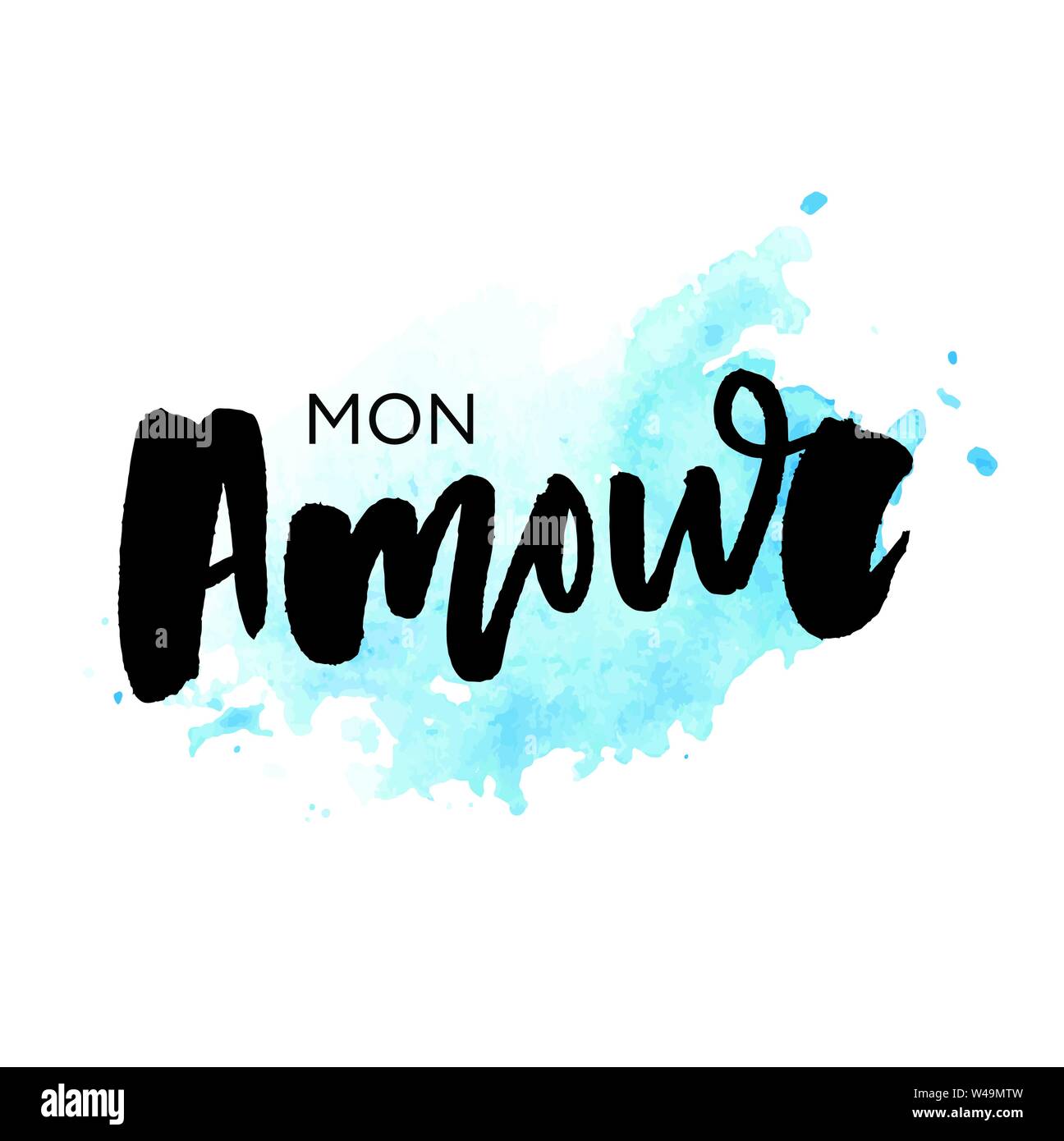 écriture cursive française Banque d'images détourées - Alamy