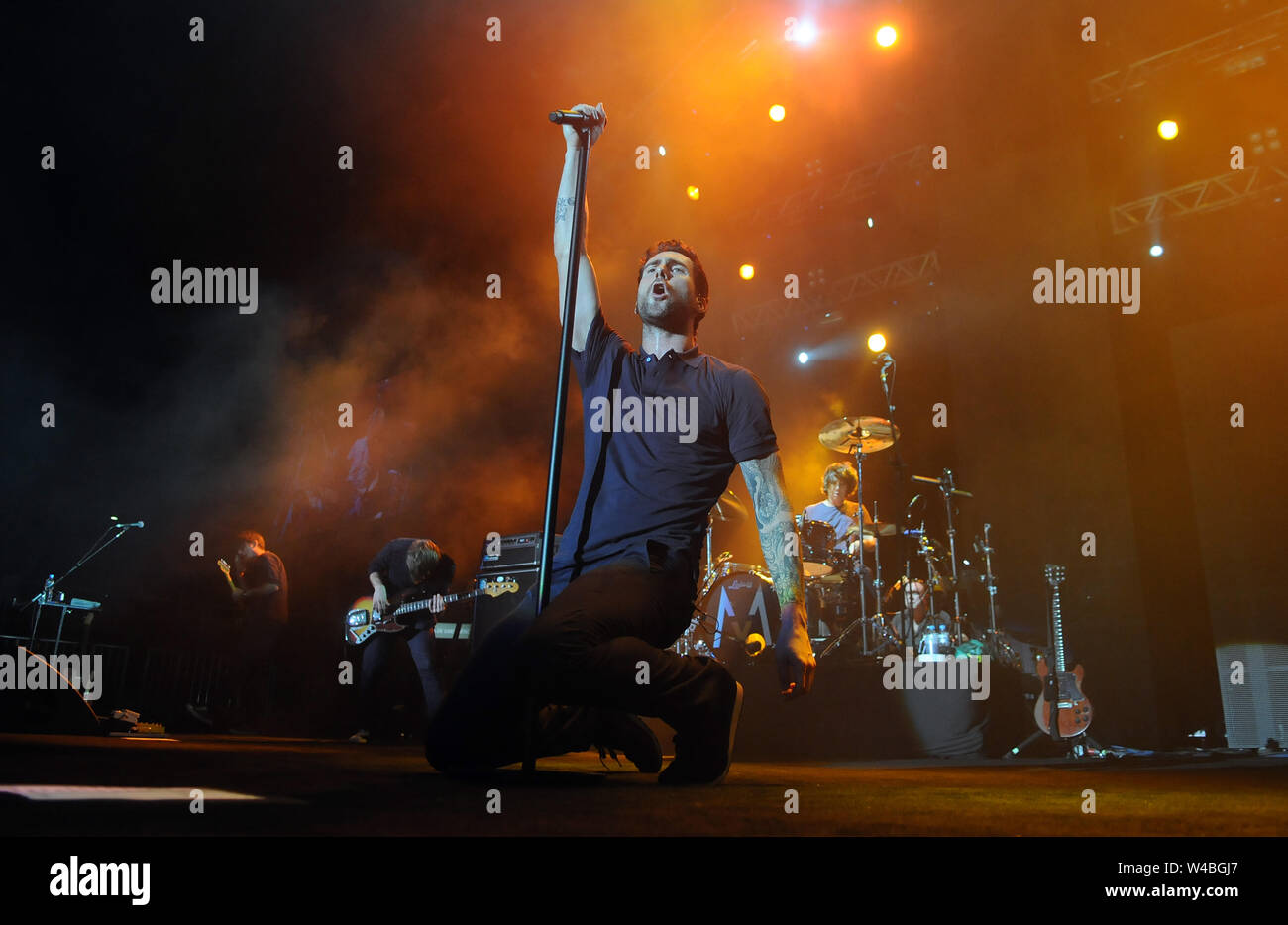 Adam levine of maroon 5 Banque de photographies et d’images à haute ...