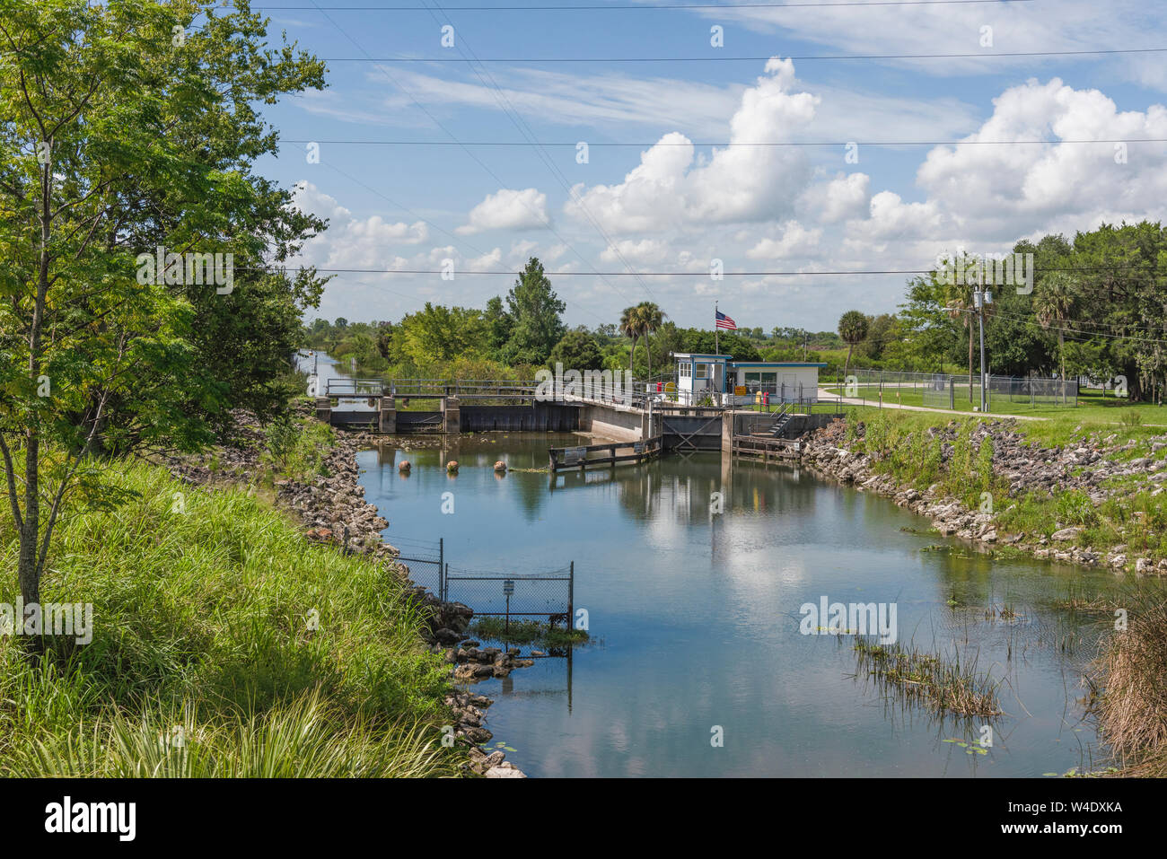 écluse et barrage d'apopka Banque de photographies et d’images à haute ...