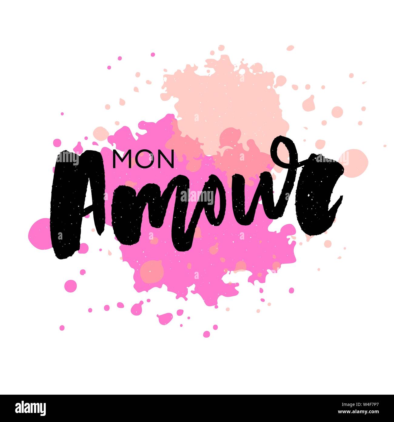 écriture cursive française Banque d'images vectorielles - Alamy