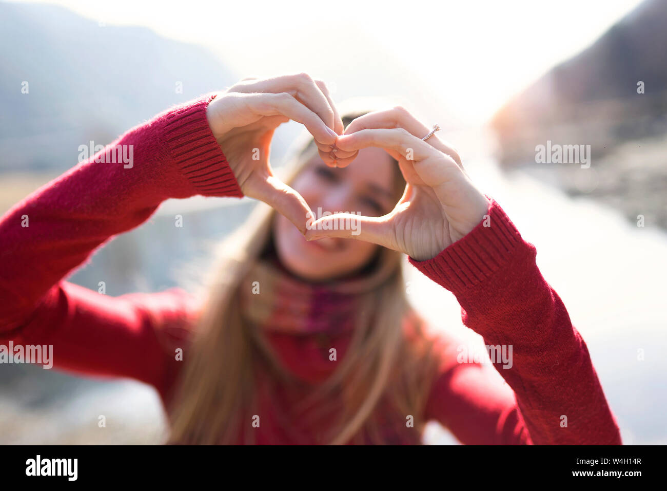 Doigts de coeur Banque de photographies et d’images à haute résolution ...