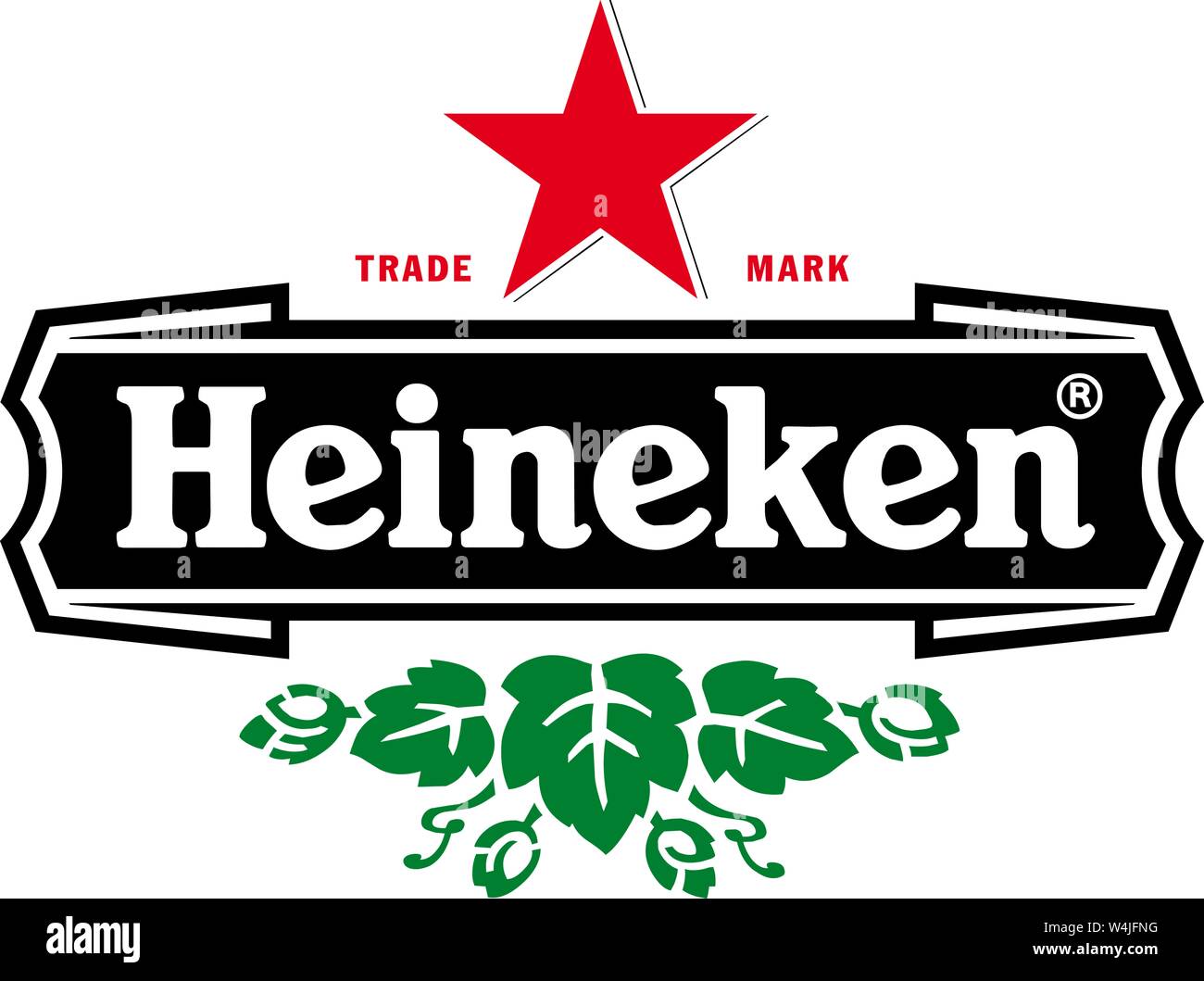 Logo, marque de bière, Heineken, Allemagne Photo Stock - Alamy