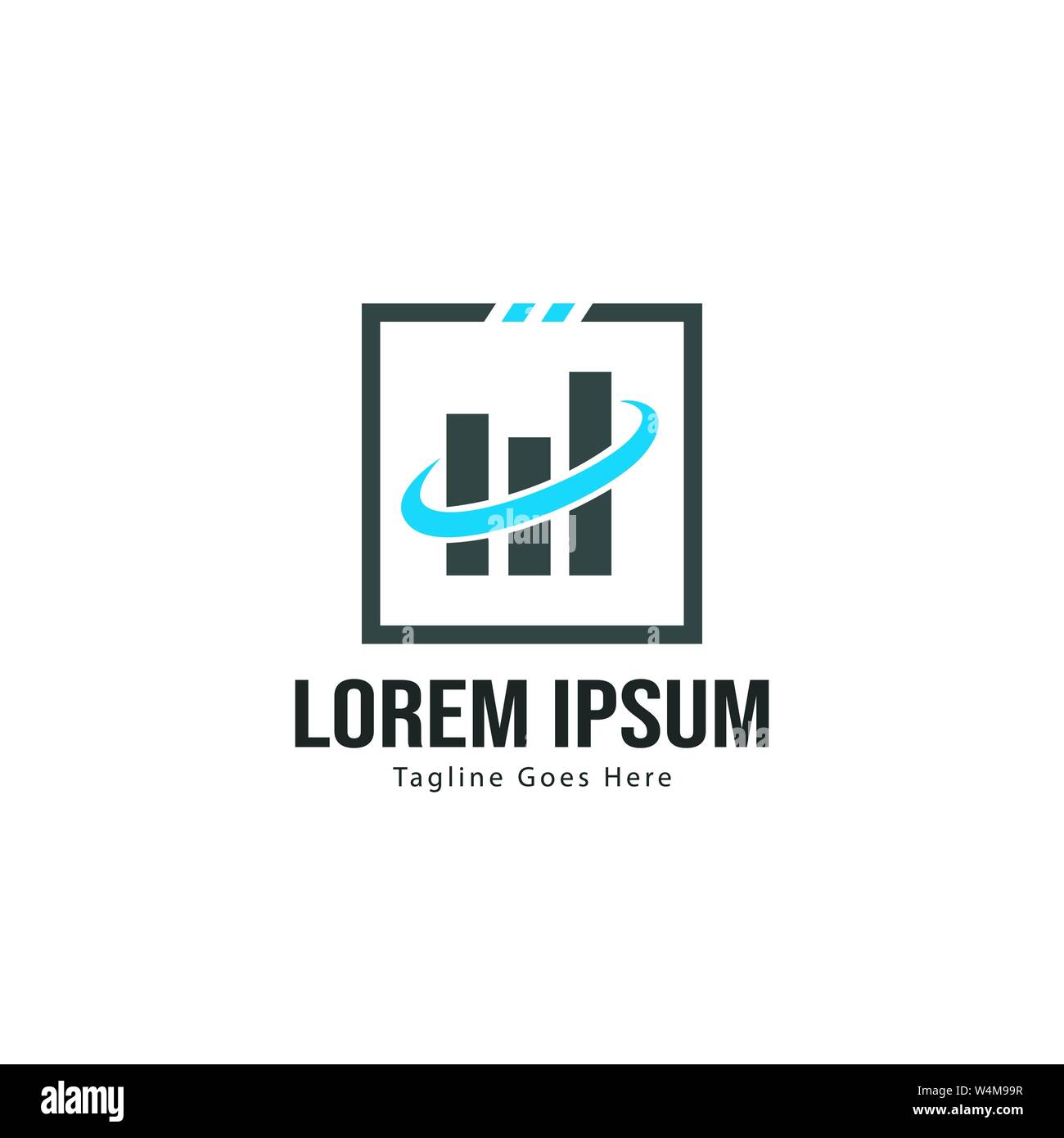 Logo template design graphique. Logo graphique avec châssis moderne ...